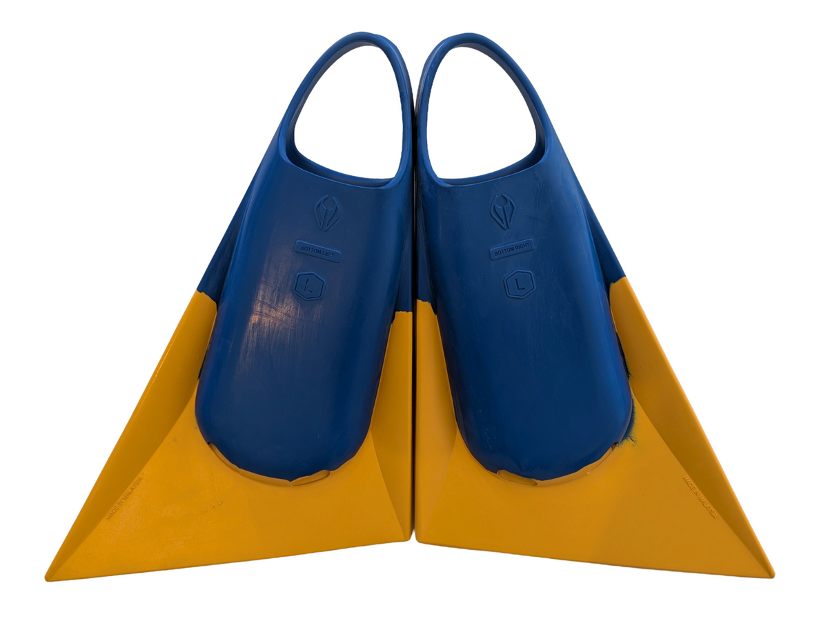 NMD Alpha Bodyboarding Swim Fins Blue/Yellow – Bodyboard-Depot